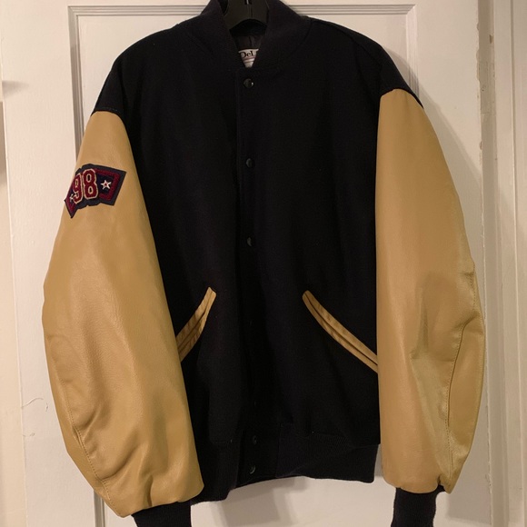 Delong | Jackets & Coats | Deadstock Nwot Vintage 98 Delong Varsity ...
